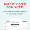 2017 Goal Planning Sheets - Sweet Paper Trail